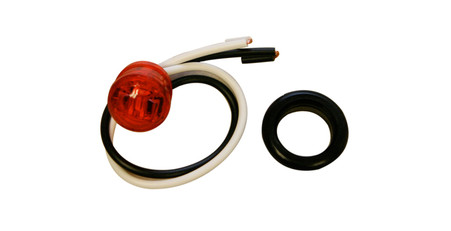 RED LED Marker / Clearance Light Penny - TrailersPlus