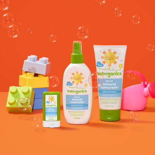 Baby & Kids Mineral Sunscreen Lotion | SPF 50+, 6oz | Babyganics
