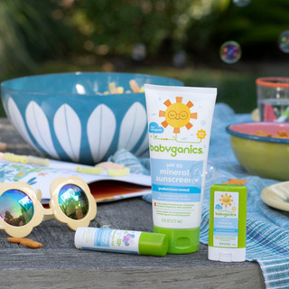 Baby & Kids Mineral Sunscreen Lotion | SPF 50+, 6oz | Babyganics