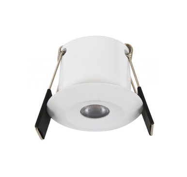 Duo IP54 3W 3000K 36D Fixed Dimmable Downlight White | Lighting Direct