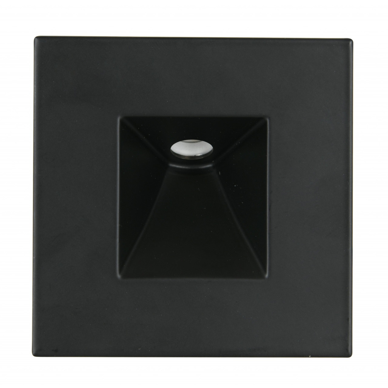 Elfa 1 3.5W Square CCT Steplight Black | Lighting Direct