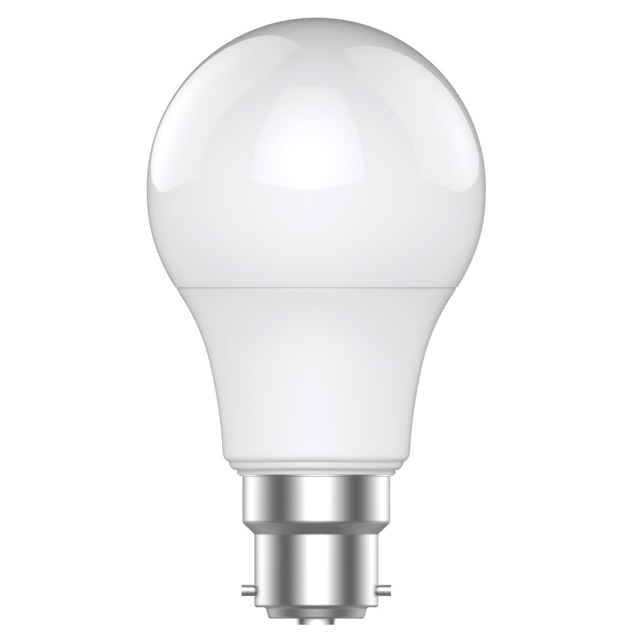 LED 8W 806lm BC/B22 Warm White Non Dimmable Opal l Lighting Direct Ltd