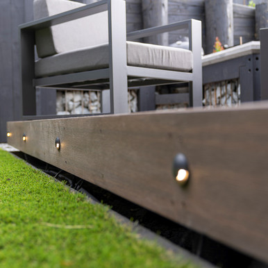 Mood 2.5W IP65 One Way Inground Black | Lighting Direct