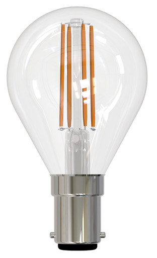 LED Filament S45 4.5W B15 Warm White Dimmable Clear | Lighting Direct