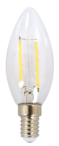 LED 2.5W Candle E14 CRI90 Warm White Dimmable Clear | Lighting Direct
