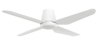 Aria 48" CTC DC Ceiling Fan with Light White | Lighting Direct