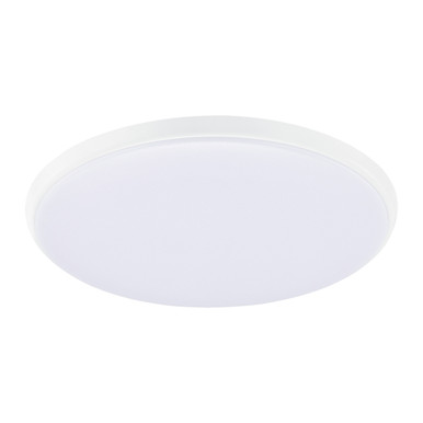 Paloma 400mm LED CCT Ceiling Mount White | Lighting Direct