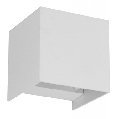 Mason II Square CCT Dimmable Wall Light White | Lighting Direct