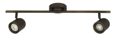 Oblique 2 Bar Spotlight Bronze | Lighting Direct