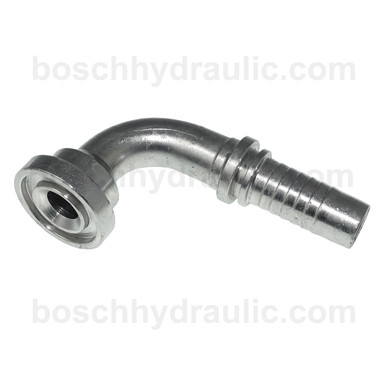90° X Series Hose 10 | Komatsu Flange 10 Hose Fitting