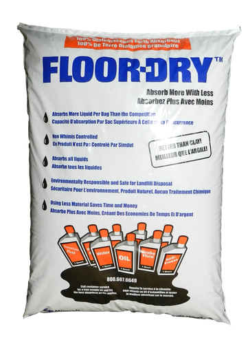 FLOOR DRY GRANULAR UNIVERSAL ABSORBENT 20LB BAG - Bosch Hydraulic ...
