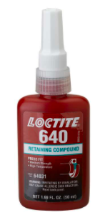 Loctite 640 Retaining Compound - 50ml - Bosch Hydraulic Connections Ltd.