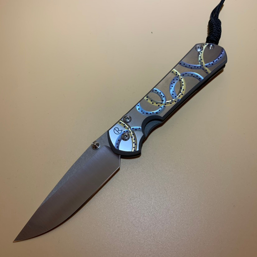 CRK Large Sebenza 31 Manual Knife (Unique Design B3-02) [3.61" Plain ...