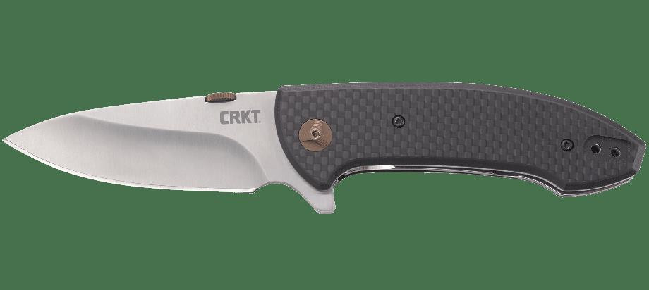 CRKT Avant Manual Knife Liner Lock Black Carbon Fiber [3.18" Satin ...