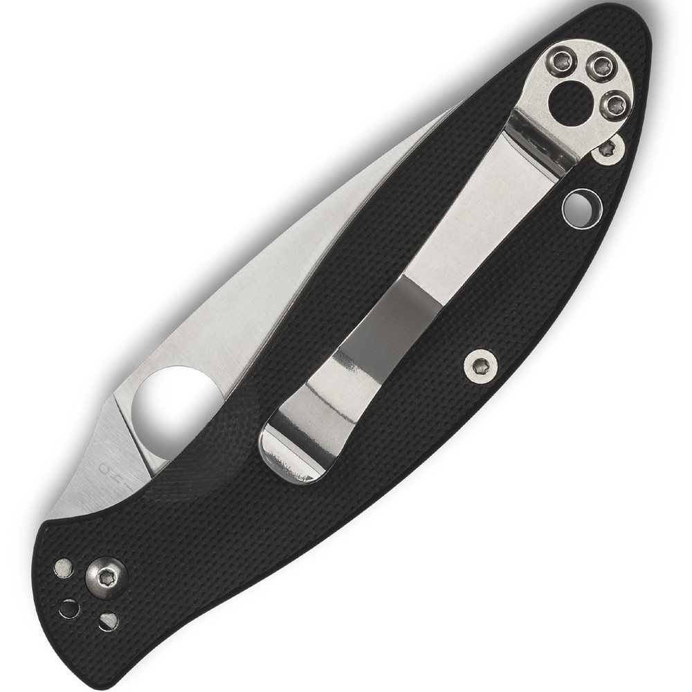 Spyderco Astute Folding Knife Liner Lock Black G10 [3.00" Satin ...