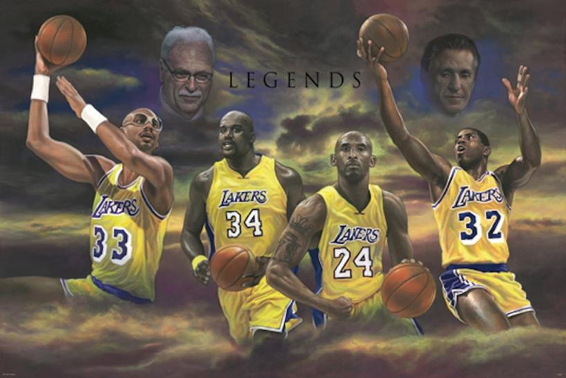 Lakers Legend Poster - Pure Blades