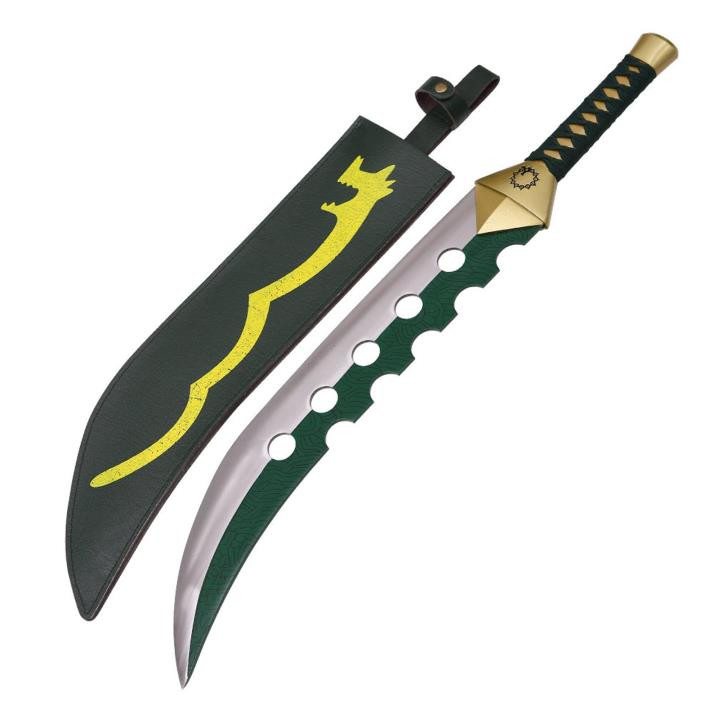 Seven Deadly Sins Meliodas Demon Sword Lostvayne Metal - Pure Blades