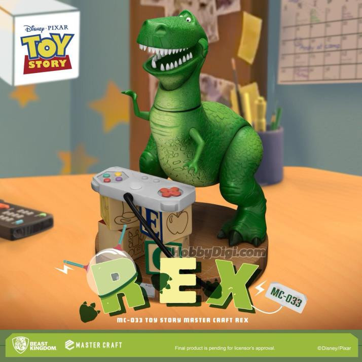 Toy Story Rex Master Craft Beast Kingdom Statue - Pure Blades