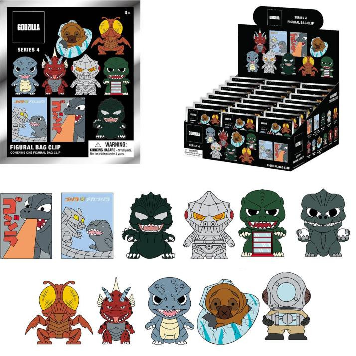 3D Foam Key Ring - Godzilla (Series 4) [1 Random Bag] - Pure Blades