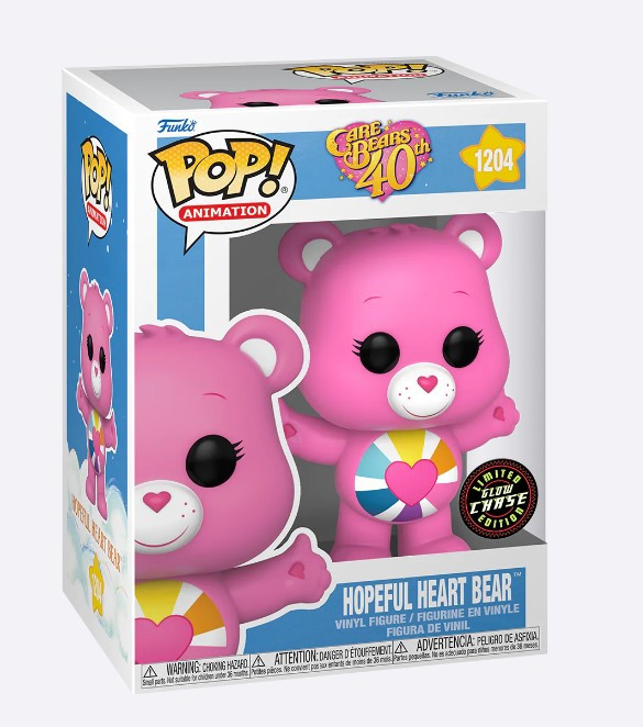 Funko POP CHASE Hopeful Heart Bear "Care Bears 40th" [1207] - Pure Blades