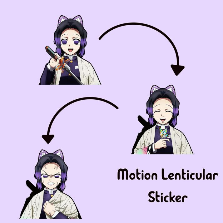 3D Motion Sticker (Demon Slayer) Shinobu Kocho #25 - Pure Blades