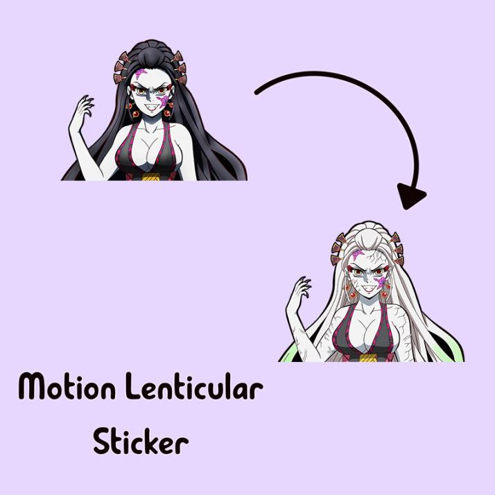 3D Motion Sticker (Demon Slayer) Daki - Pure Blades