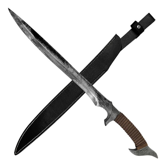 Single Edge High Carbon Fantasy Sword 29.5" with Sheath - Pure Blades
