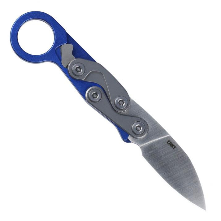 CRKT - Provoke EDC Blue Aluminum [2.56" Satin D2 Tool Steel] - Pure Blades