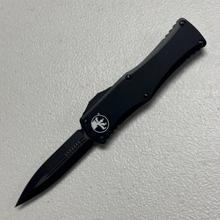 Microtech Hera Tactical Black OTF Double Edge (3.125" Black) 702-1T ...