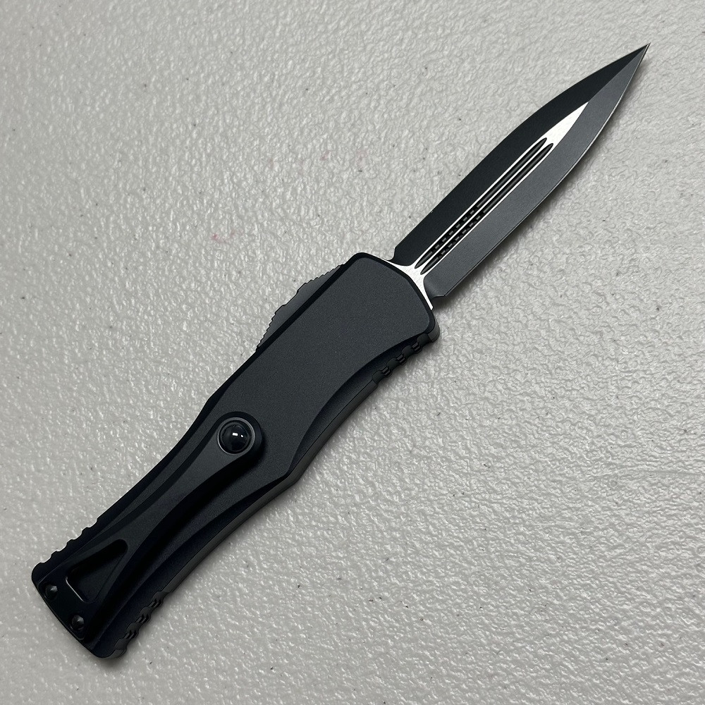 Microtech Hera Tactical Black OTF Double Edge (3.125" Black) 702-1T ...