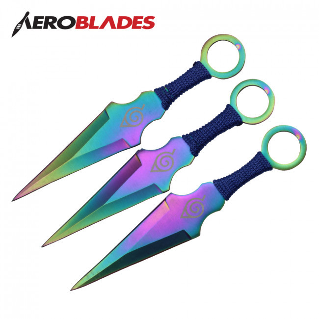 Pure Blades - Throwing Knife | Unveiling the Ninja Kunai Rainbow Set