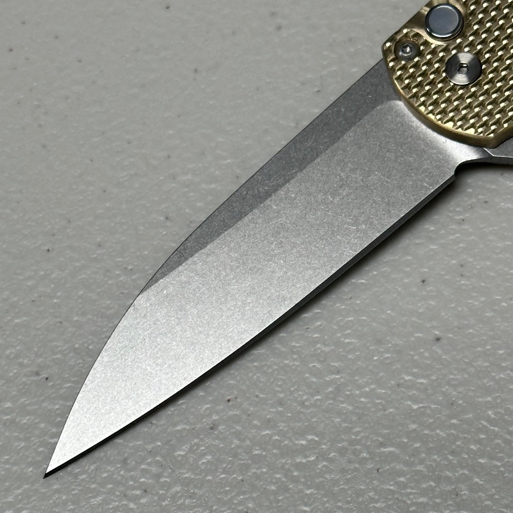 Pure Blades - Pro-Tech | Malibu Bronze Texture Custom Flipper Knife ...