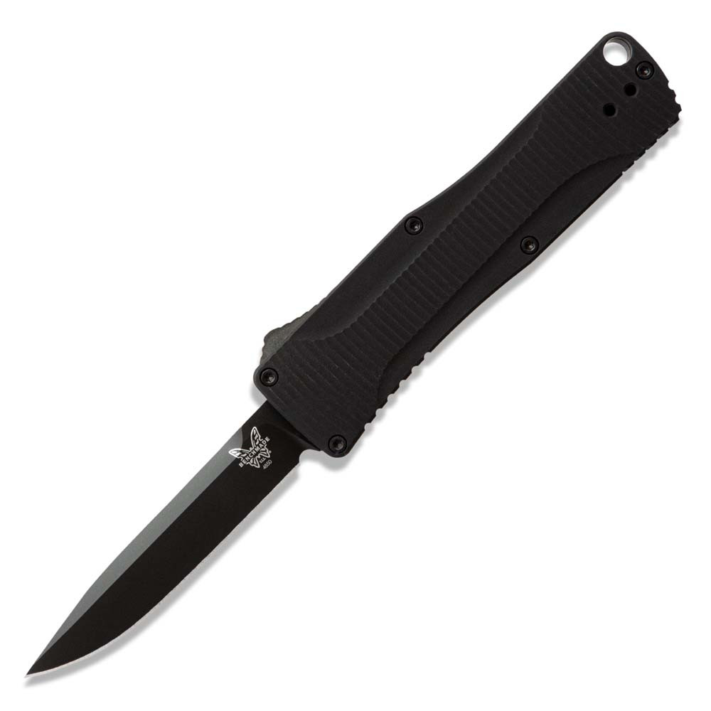 Benchmade OTF OM All Black Aluminum (2.5" Black S30V) 4850BK - Pure Blades