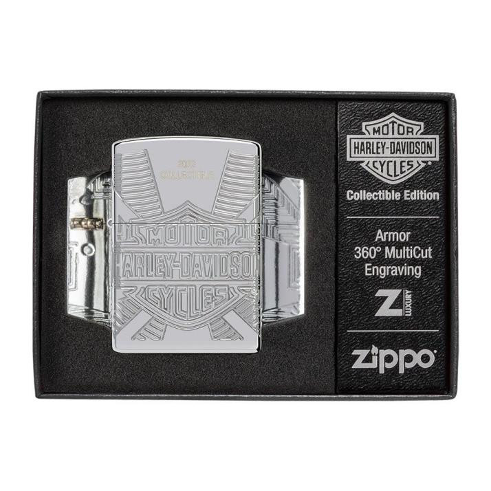 Harley Davidson Armor 360 Multicut (2022 Collectible) Zippo - Pure Blades