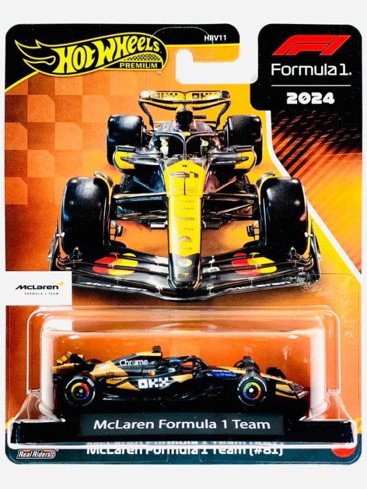 Hot Wheels Premium: Formula 1 McLaren Formula 1 Team #04 (1:64 Scale ...