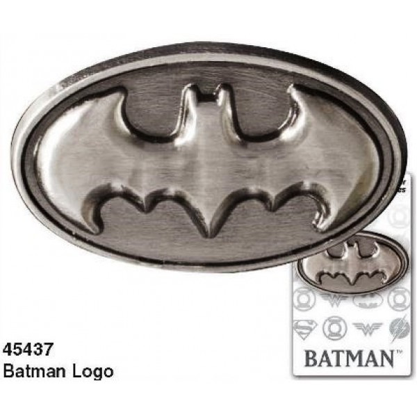 DC Batman Logo Pewter Lapel Pin - Pure Blades