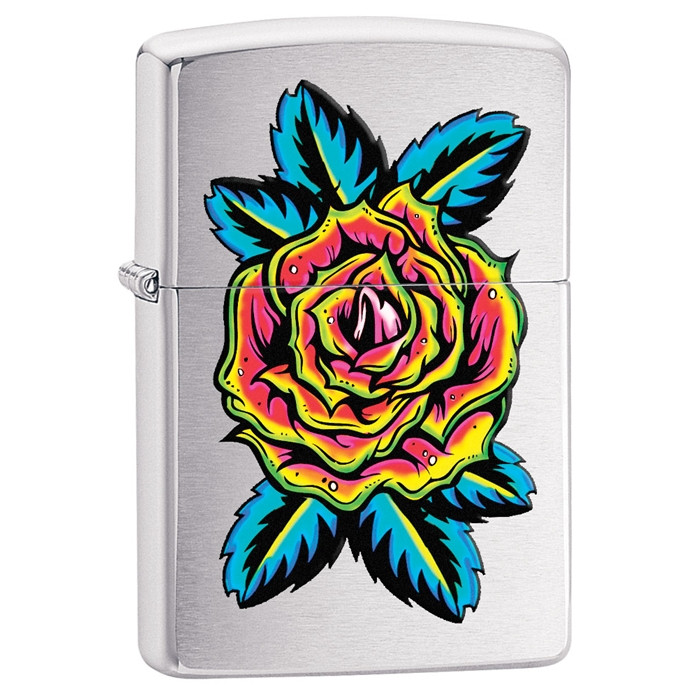 Blooming Rose Zippo - Pure Blades