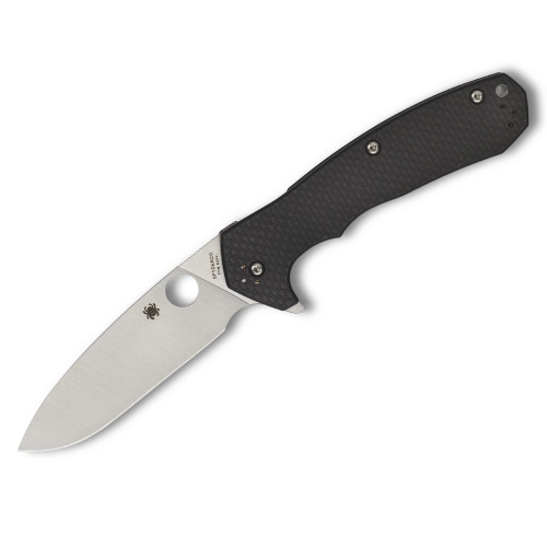 Spyderco Amalgam Folding Knife Compression Lock Black Carbon Fiber/G-10 ...
