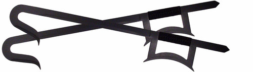 Chinese Hook Sword Black (Set of 2) - Pure Blades