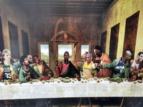 Last Supper NBA Greatest Sports Poster - Pure Blades