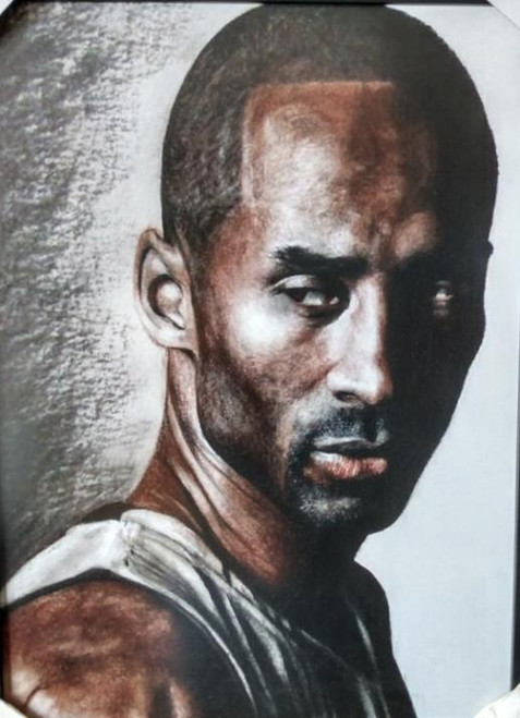 Kobe Bryant Face Sports Poster - Pure Blades