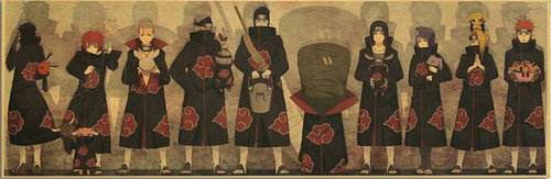 Print - Akatsuki Members Lineup (Naruto Anime) - Pure Blades