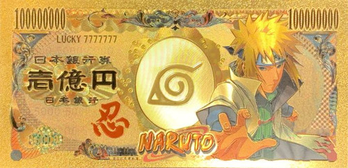 Naruto Anime (Minato) Souvenir Coin Banknote - Pure Blades