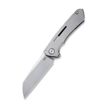 WE Mini Buster Knife Gray Titanium Handle (3.43" Satin 20CV) 2003A ...