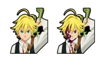 3D Motion Sticker (Seven Deadly Sins) Meliodas - Pure Blades