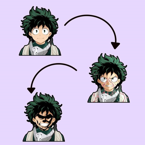 3D Motion Sticker (My Hero Academia) Deku - Pure Blades