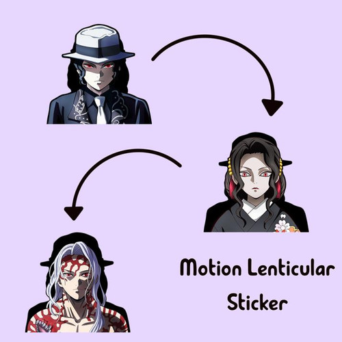 3D Motion Sticker (Demon Slayer) Muzan Kibutsuji - Pure Blades
