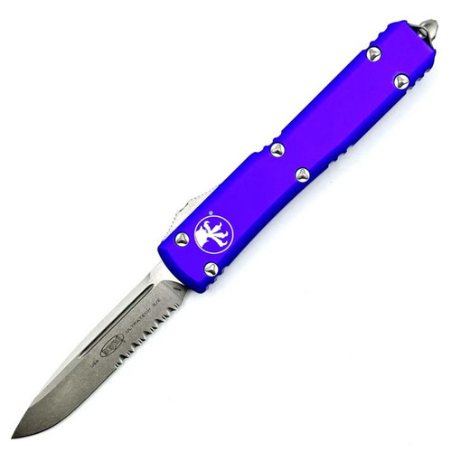 Pure Blades Microtech Otf Microtech Ultratech Purple Otf Knife Serrated