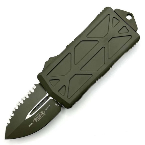 Pure Blades Microtech Exocet Microtech Od Green Otf Knife Double