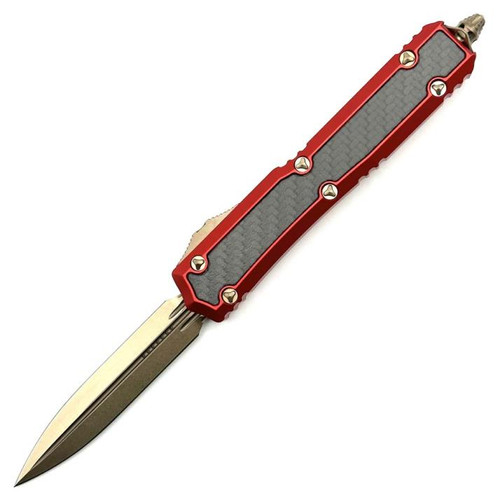 Pure Blades Microtech Makora Microtech Makora Bronze Red W Carbon